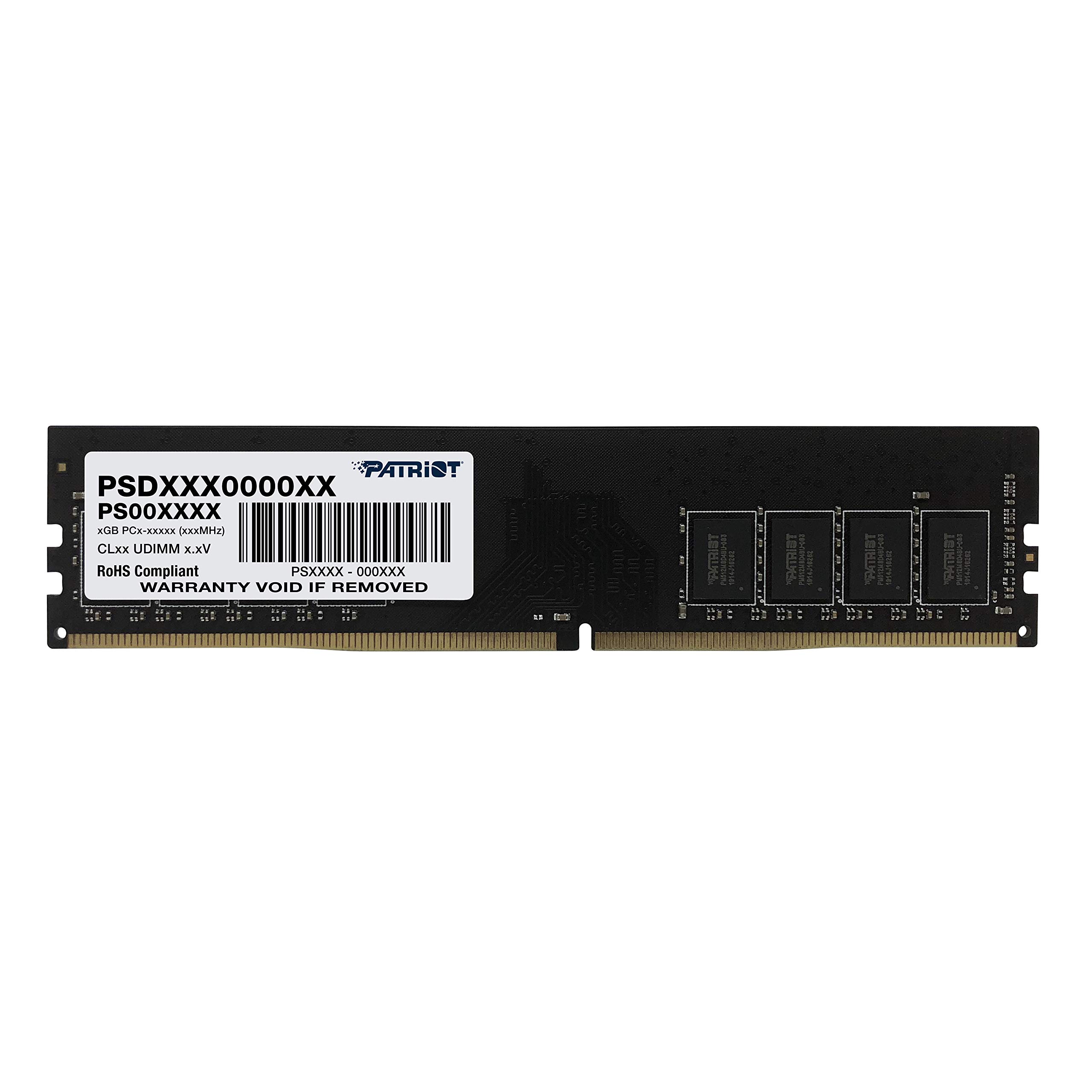 Patriot Signature Line DDR4 Memory 16GB (1 x 16GB) 3200MHz (2 Rank Double-sided module) - PSD416G32002