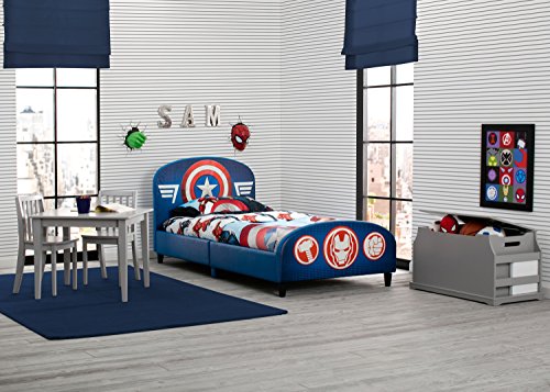 Delta Children Upholstered Twin Bed, Marvel Avengers