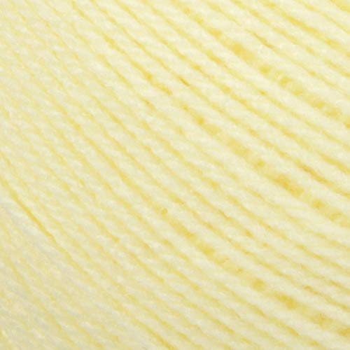 Bernat Big Ball Baby Solid Yarn - (3) Light Gauge 100% Acrylic - 12.3 oz - Yellow - Machine Wash & Dry