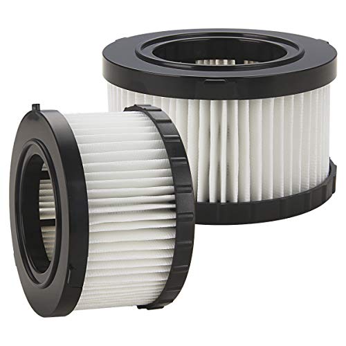 A-KARCK DC5151H Replacement Filter 2 Pack Compatible with DeWalt DC5151H DC515 DCV517 Wet Dry Vacuum