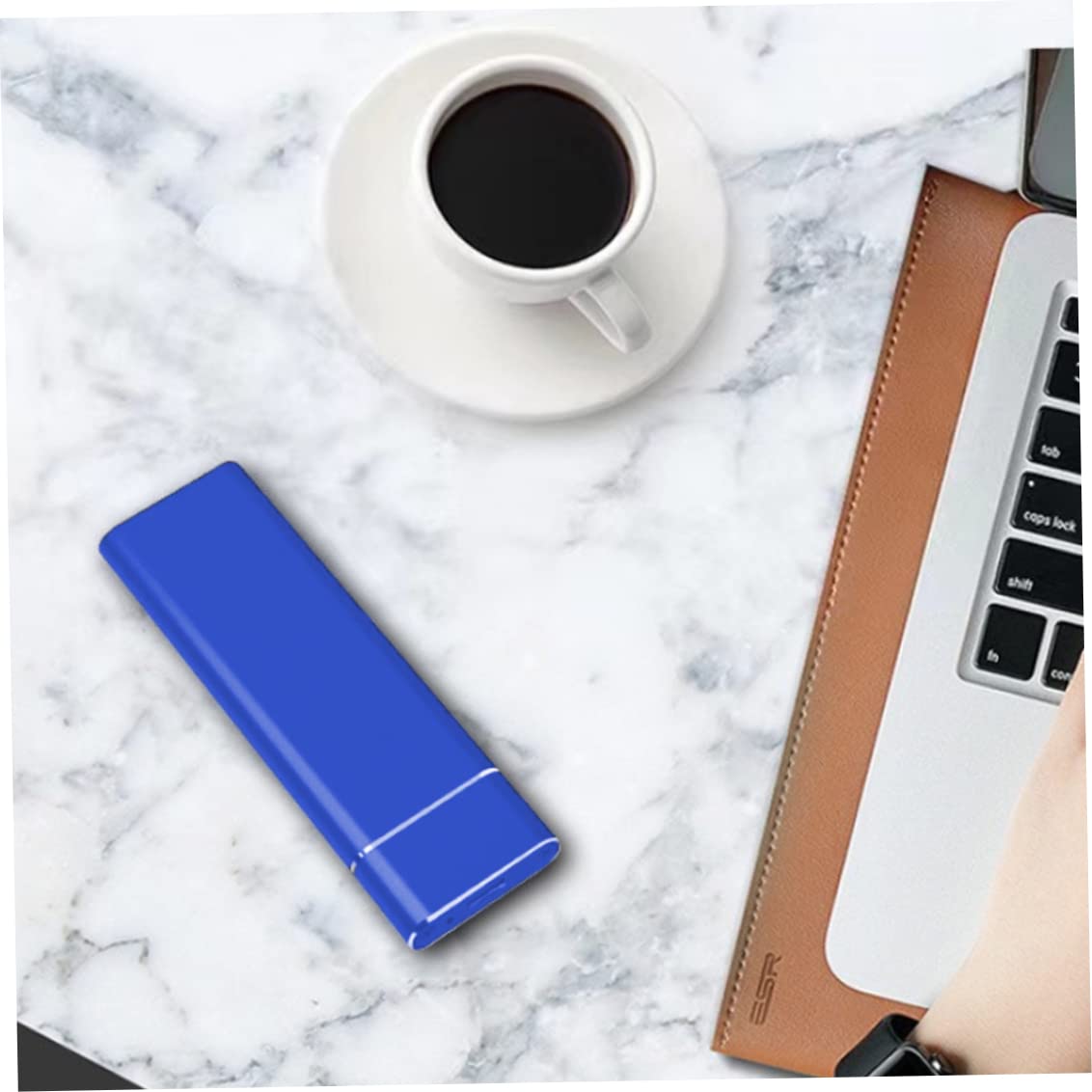 64G External Hard Drive, Max Scalable Up to 2TB Large Capacity Ultra Slim Portable Hard Shockproof Anti-Drop Drive External USB3.1 Hard Drive Storage Compatible for PC, Desktop, Laptop