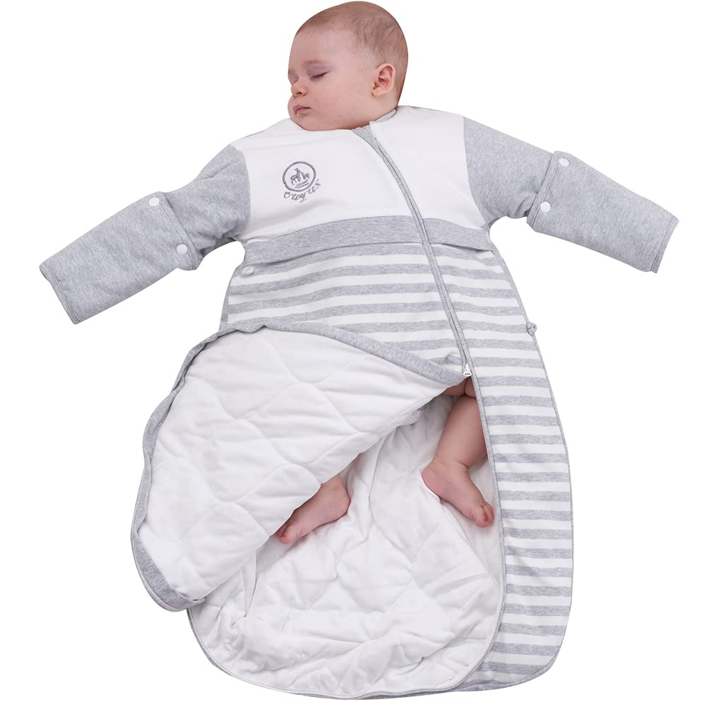 Babyah Kids Wearable Blanket Toddlers Baby Sleeping Bag Sleeves Detachable