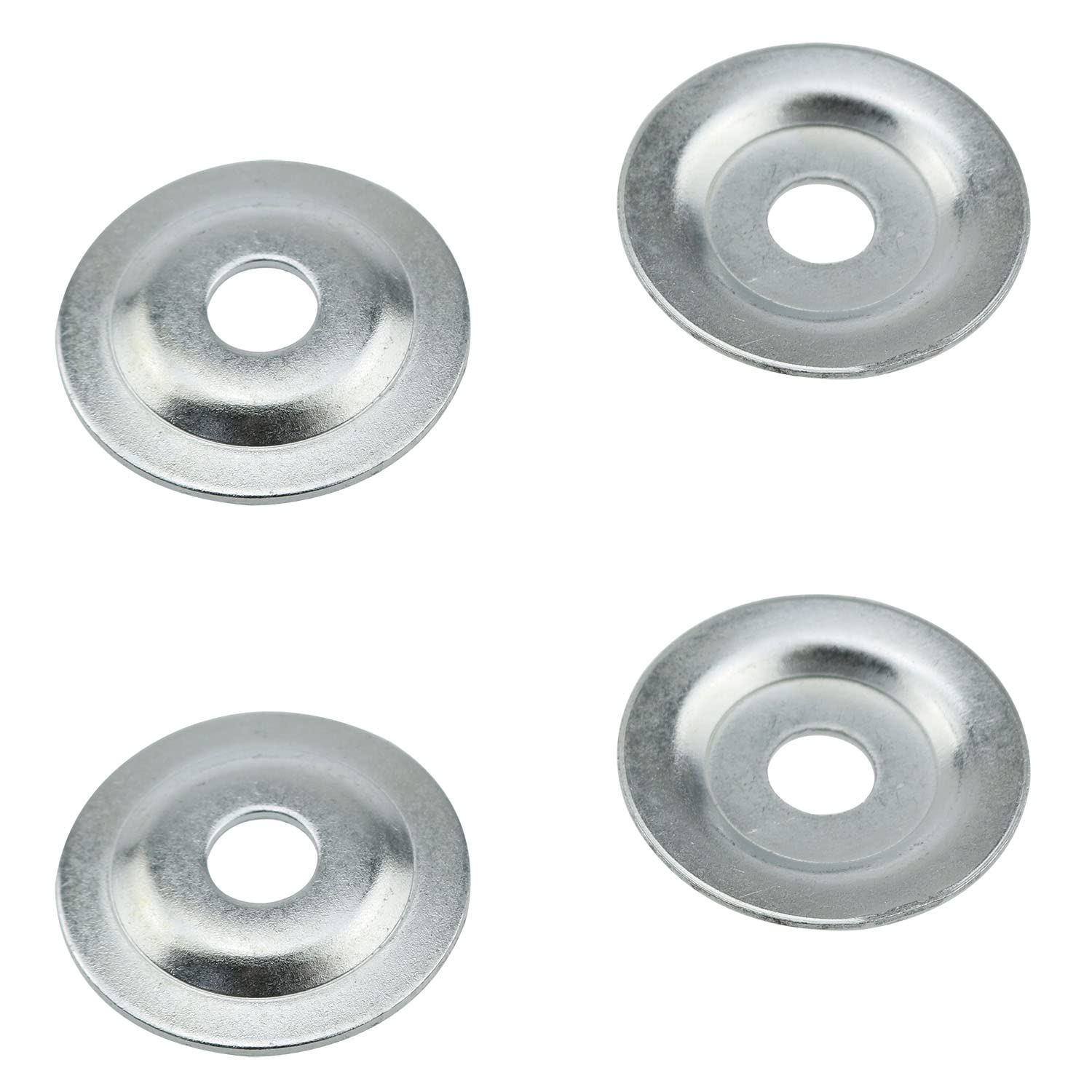 MEETOOT 4pcs Bench Grinder Arbor Washer/Flange for Grinding/Wire Wheel/Collar for Grinding Polishing Shaft Motor Bench Grinder, Hole Diameter 10mm