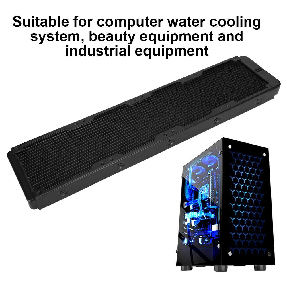 M ugast Aluminium Alloy 480mm 18-Tube Water Cooling Radiator for Desktop PC Components