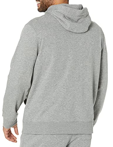Amazon Essentials Men's Lightweight Long-Sleeve French Terry Hooded Sweatshirt (Available in Big & Tall), Grey Heather, Medium