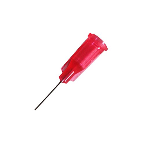 Luer Lock Blunt Needles Glue Dispensing Needle Tips 1/2" 25Ga 100 Pieces