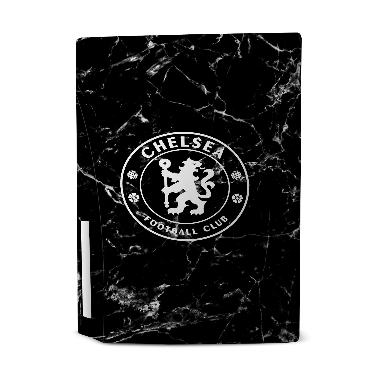 Black Marble Mixed Logo Matte Vinyl Faceplate Sticker Gaming Skin Case Cover Compatible with Sony Playstation 5 PS5 Disc Edition Console & DualSense Controller
