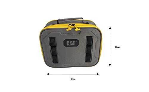 Caterpillar Lunch Box, Grey/Black, One Size