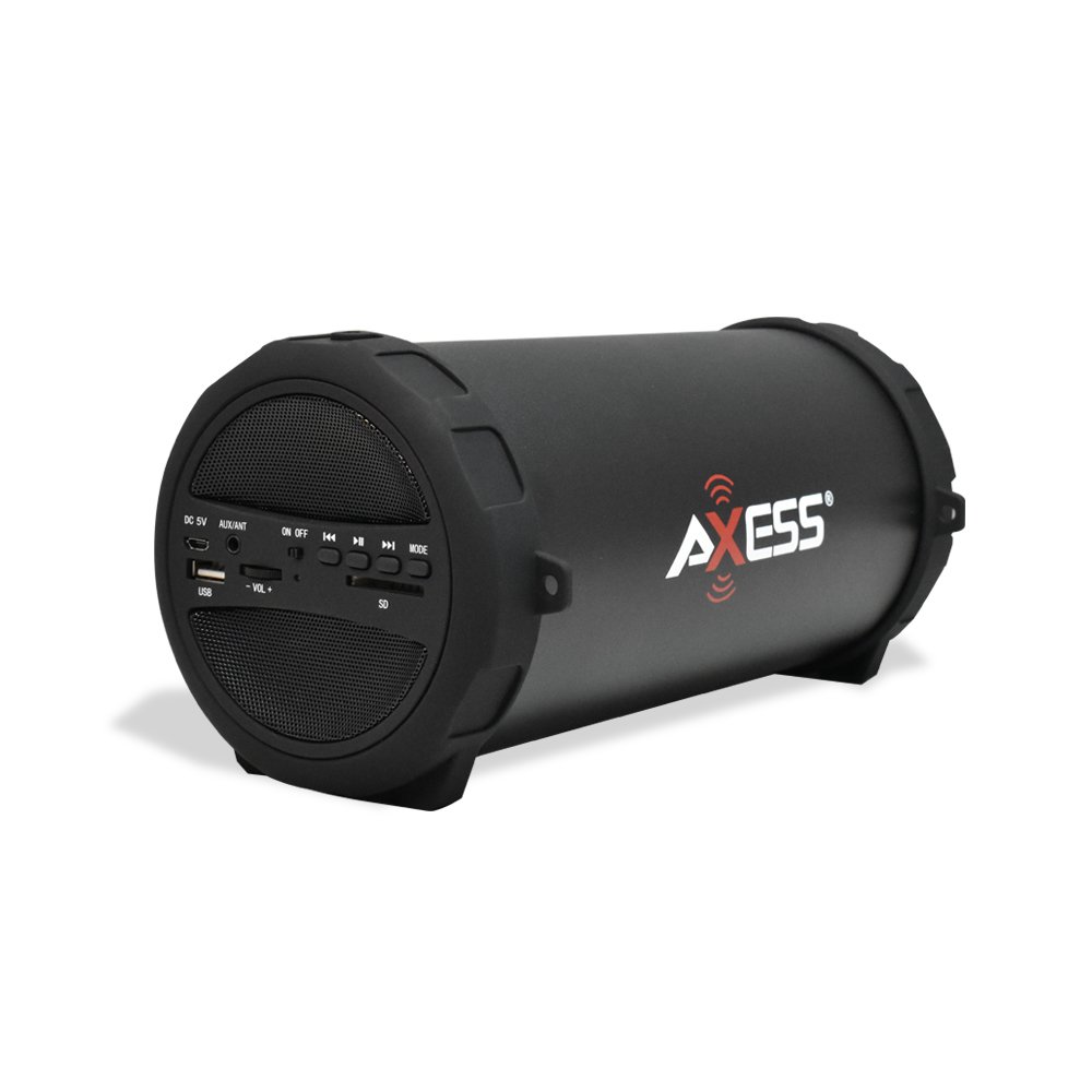 Axess Speakers Bluetooth Wireless Portable — at Home, Car Speakers, Or Outdoor Speaker with Aux, SD Card, & USB Compatibility for Amazing Sound - SPBT1041