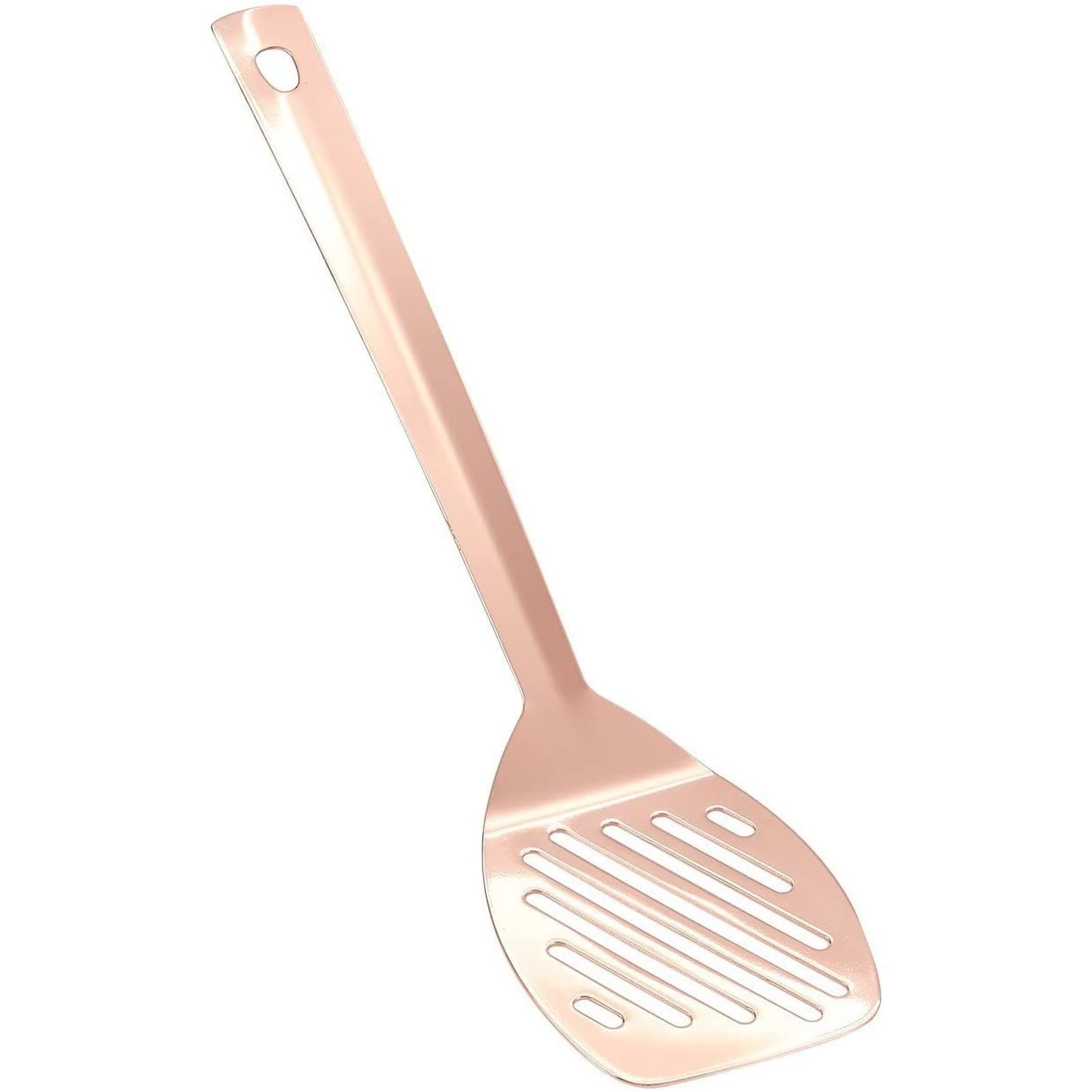 5 Pcs Copper Cooking Utensils Set, Rose Gold Cookware with Ladle, Whisk, Tongs, Slotted Spatula, Spoon, Copper Kitchen Tool Set, Cooking Accessories and Serving Utensils