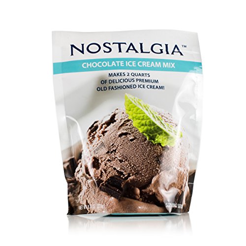 Nostalgia ICMW400BUN Wood Bucket Ice Cream Maker Sample Pack, 4-Qt, Brown