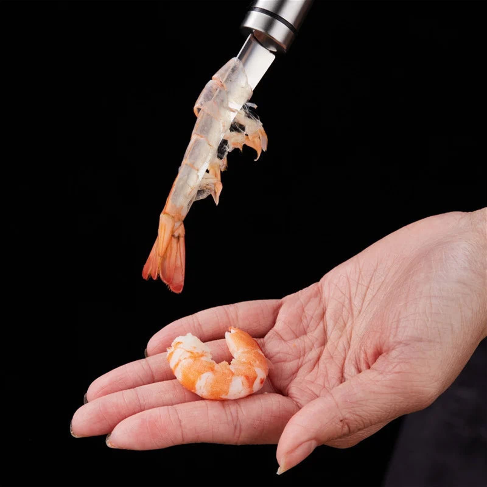 5 in 1 Multifunctional Shrimp Line Fish Maw Knife, 304 Stainless Steel Shrimp Peeler, Fish Scale Remover for Kitchen