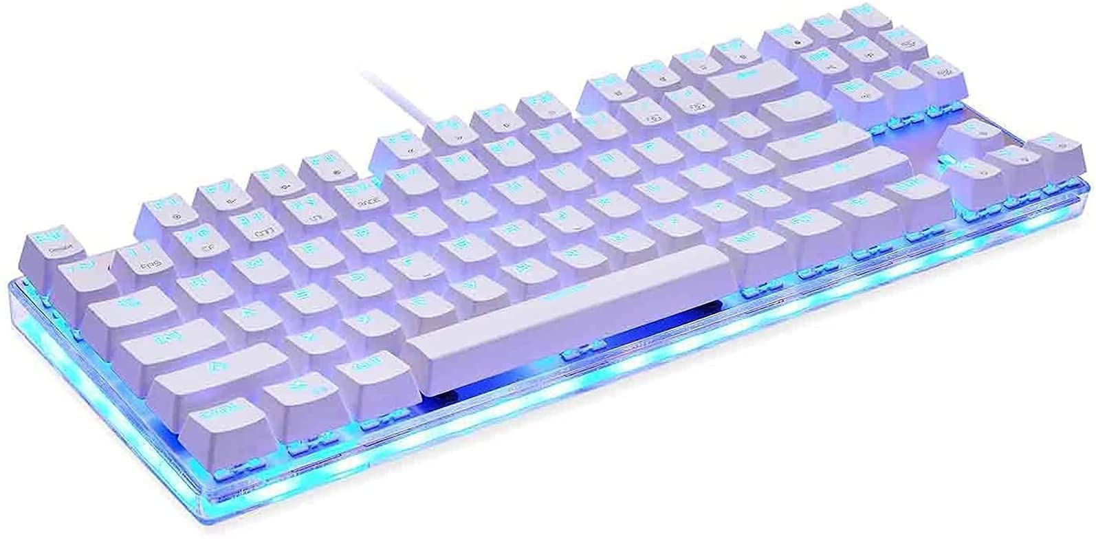 XYLXJ Mechanical Gaming Keyboard RGB LED Rainbow Backlit Wired Keyboard