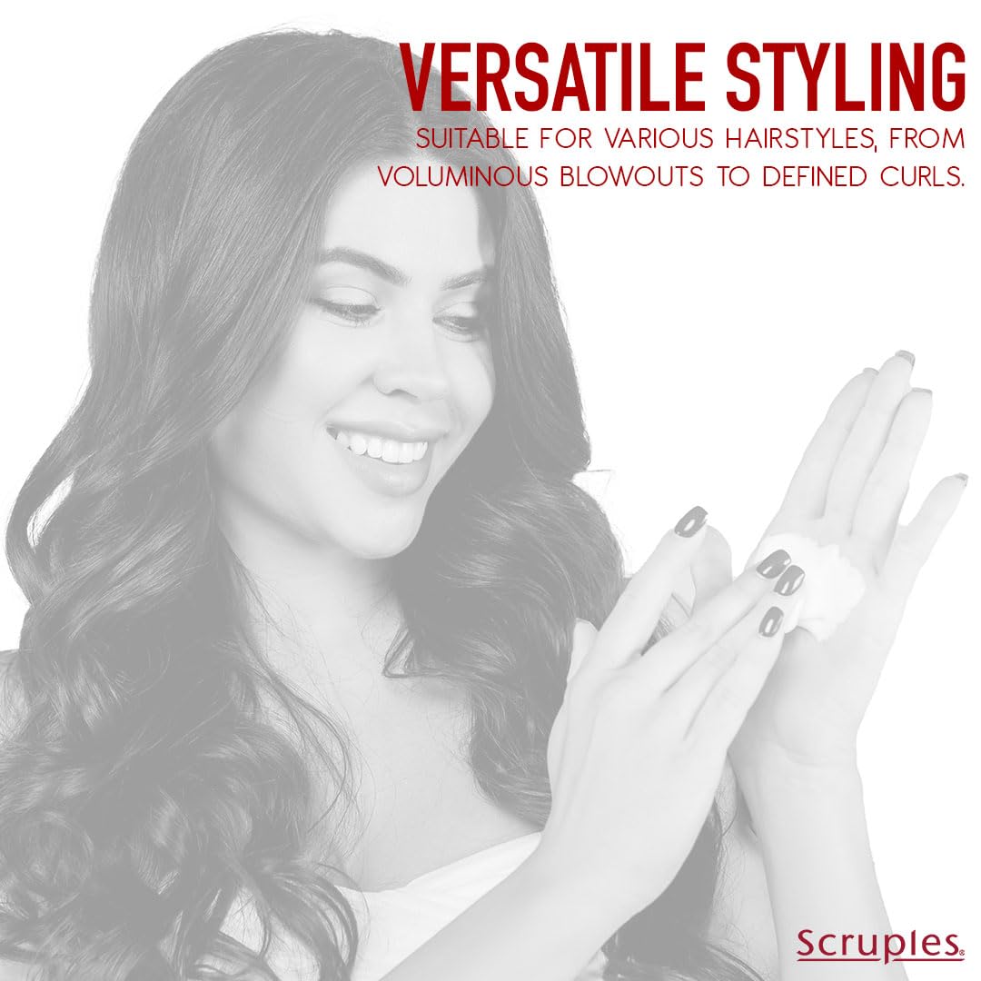 Scruples Creme Parfait Volumizing Foam - Rich & Weightless Styling Foam for Ultimate Smoothing Control, Hydration & Frizz-Free Hold - Alcohol-Free Hair Mousse for All Hair Types (Pack of 2)