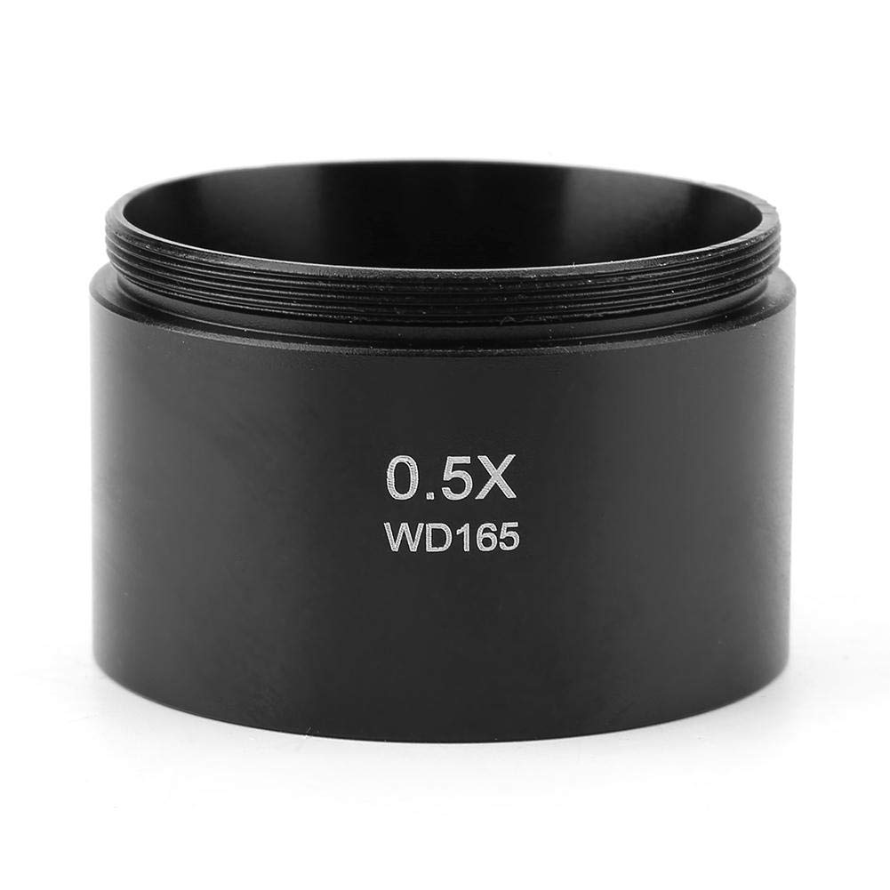 Objective Lens KP - 0.5X Auxiliary Stereo Microscope Assisted Stereoscopic Microscope Objective Lens for Industry Video Microscope 1-7/8" 48mm Mounting