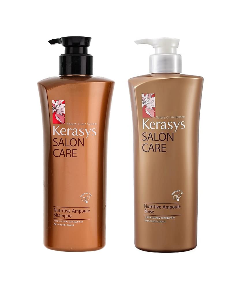 KERASYS Salon Care Nutritive Ampoule Shampoo + Conditioner