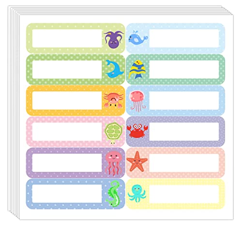 Baby Bottle Labels for Daycare,School,Waterproof Write-On Self-Laminating Personalized Name Labels, Kids Name Stickers Tags for Water Food Container, Sippy Cup,Box(180 pcs）