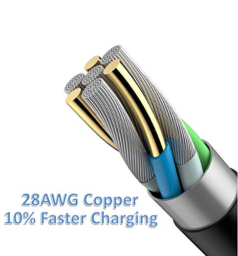 Micro USB Rapid Charger for Samsung Galaxy Tab A, E, S2, 3, 4, 7.0" 8.0" 9.6" 9.7" 10.1", SM-T280/350/580/113/377/560/713/813/530/387/113 Tablet Power Supply Adapter with 5FT Charging Cable