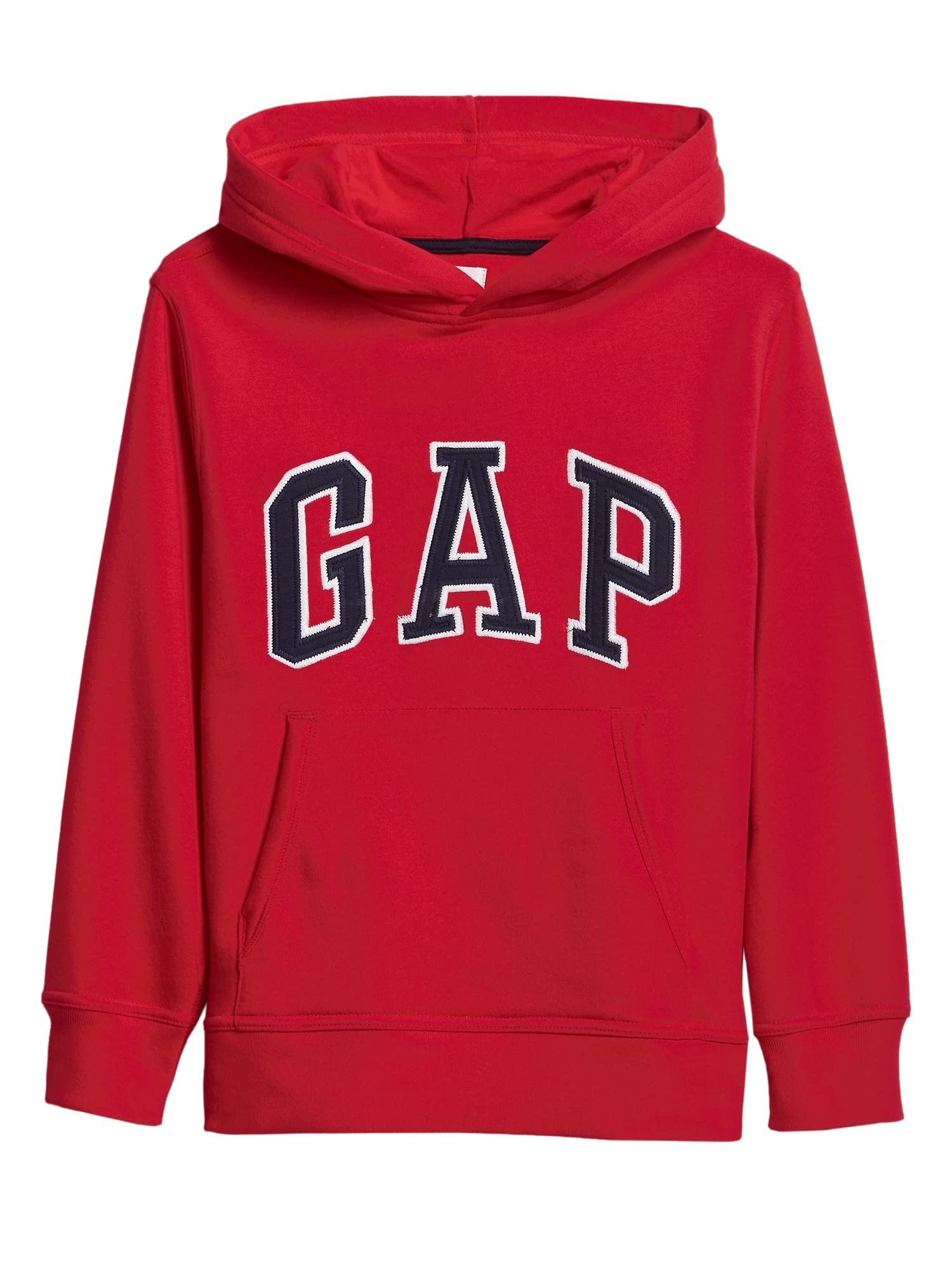 GAP boys Logo Hoodie Sweatshirt, Red Wagon, X-Large US