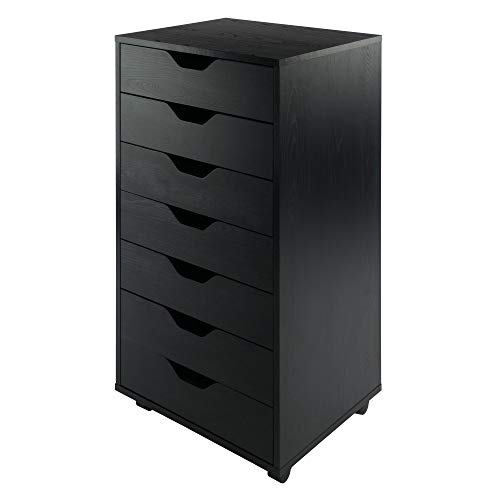 Winsome Halifax Storage/Organization 7 Drawer Black & Halifax Storage/Organization, 5 Drawer, Black