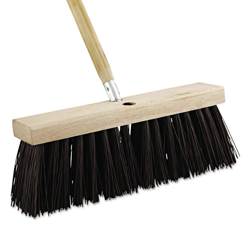 Boardwalk BWK73160 6.25 in. Polypropylene Bristles 16 in. Brush Street Broom Head - Brown