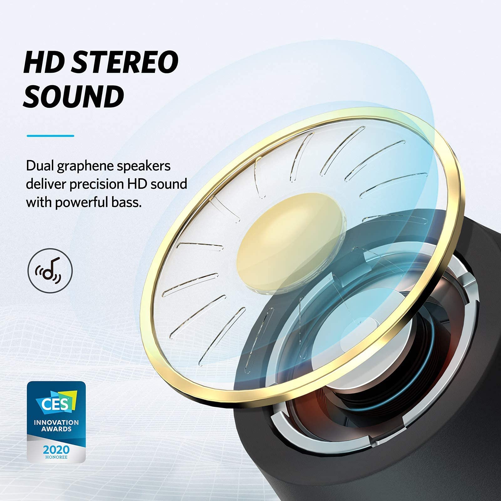 EarFun [2020 CES Award] Free Bluetooth 5.0 Earbuds with Wireless Charging Case Free Pro 2 Hybrid Active Noise Cancelling Bluetooth 5.2 Earphones with 6 Mics, Stereo Sound Deep Bass