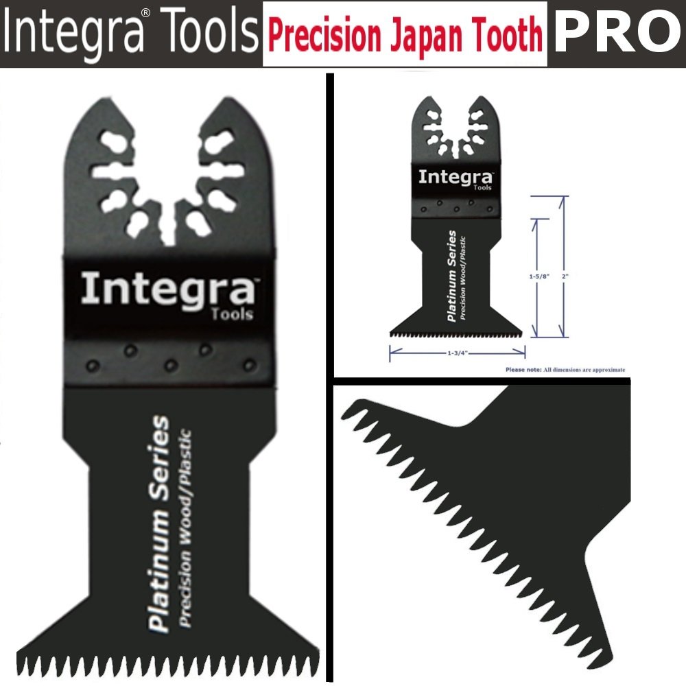 50 Pieces Pro Grade Universal Blade for Fein Dremel,bosch Oscillating Multi Tool Features Bi-metal Wood Japan Tooth Fits