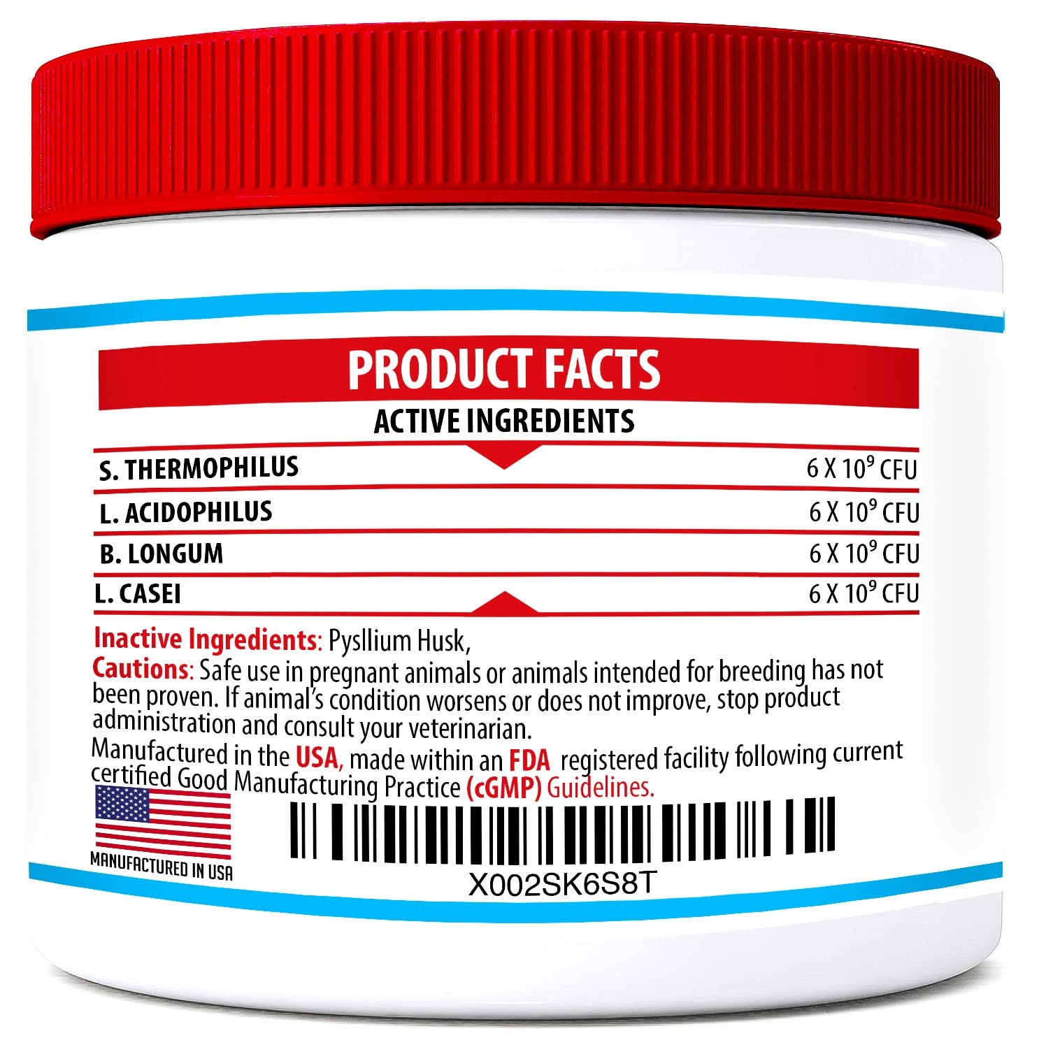 Azovast Plus Kidney Health Supplement for Dogs & Cats, Oral Powder (6 Oz) - (120 Doses/Jar) NO Refrigeration Required - Help Support Kidney Function & Manage Renal Toxins (Made in U.S.A) (6 Oz)