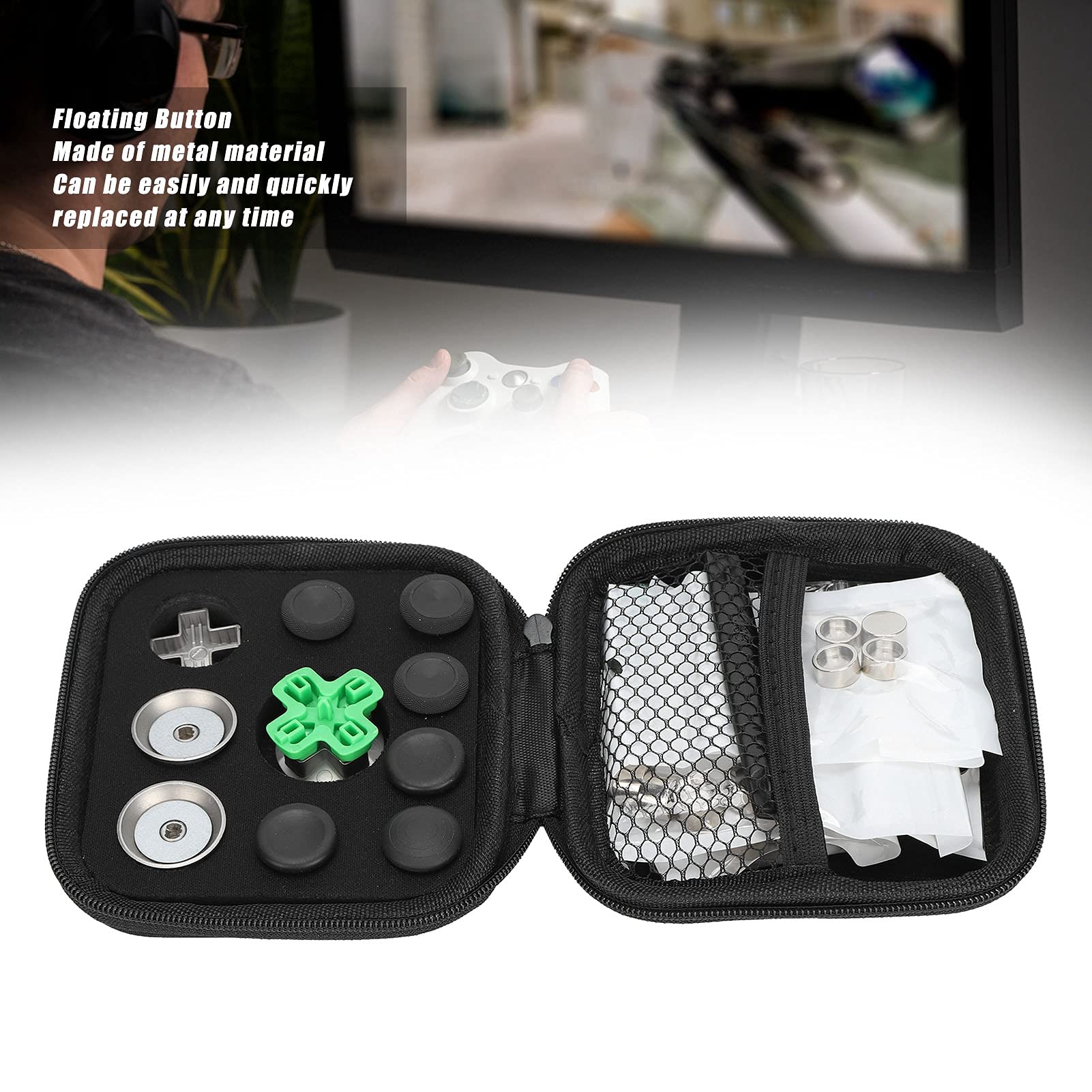 Controller Button, Console Game Accessories Comfortable Hand Feel Portable Easy Installation for Repair Parts