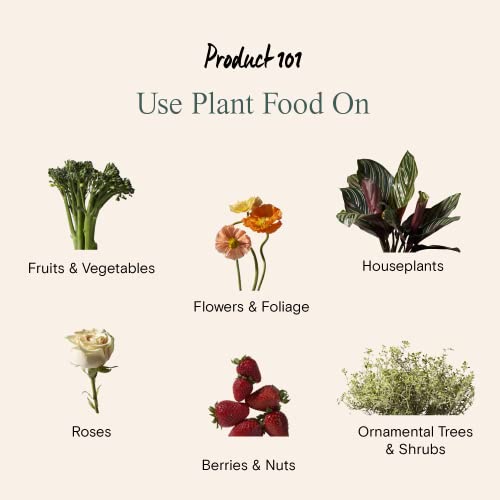 Arber Plant Food | Organic Fertilizer for Indoor & Outdoor Plants | Bloom Boosting Growth | Natural Gardening Solution | Soil Fertility Flowers, Vegetables | Liquid Concentrate | Makes Over 4 Gallons