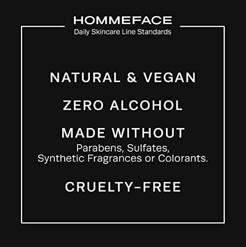 HommeFace Men’s Daily Face Moisturizer, 5.07 fl. oz. - Hydrating & Nourishing Facial Lotion for Men with Collagen, Witch Hazel & Cica Extracts, Lightweight, Alcohol-Free