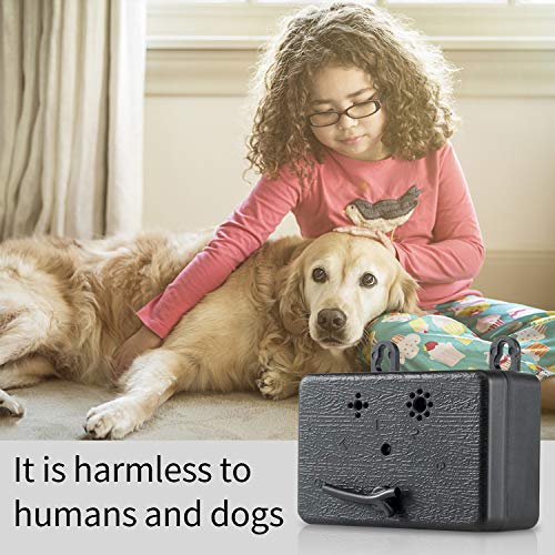 Anti Barking Device,Ultrasonic Dog Bark Control Devices 50FT Range Outdoor Indoor, Stop Barking Deterrent Devices 4 Modes Bark Box Dogs Sonic Sound Silencer Safe for Human & Dogs