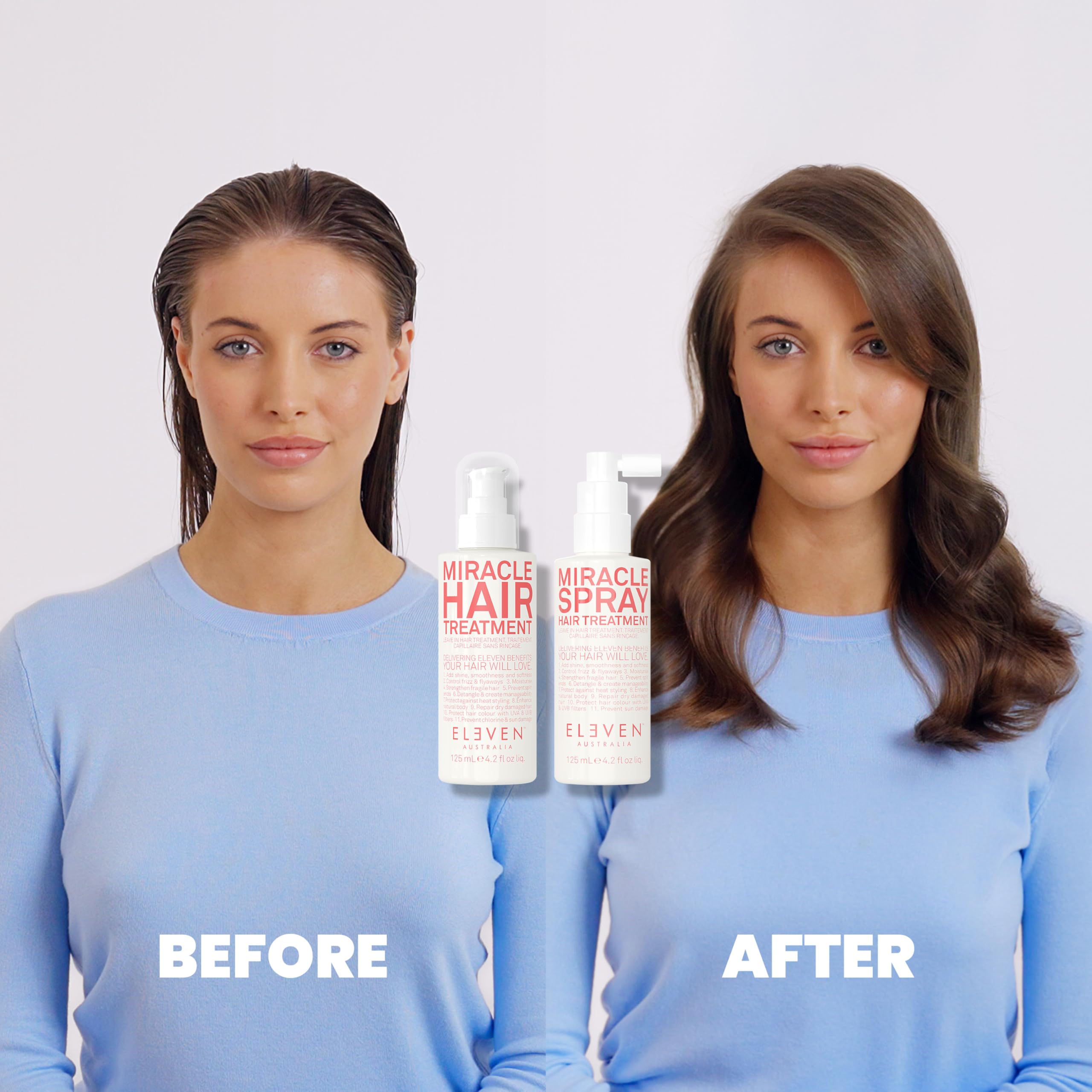 ELEVEN AUSTRALIA Miracle Spray Hair Treatment Must Have For All Hair Types - 4.2 Fl Oz