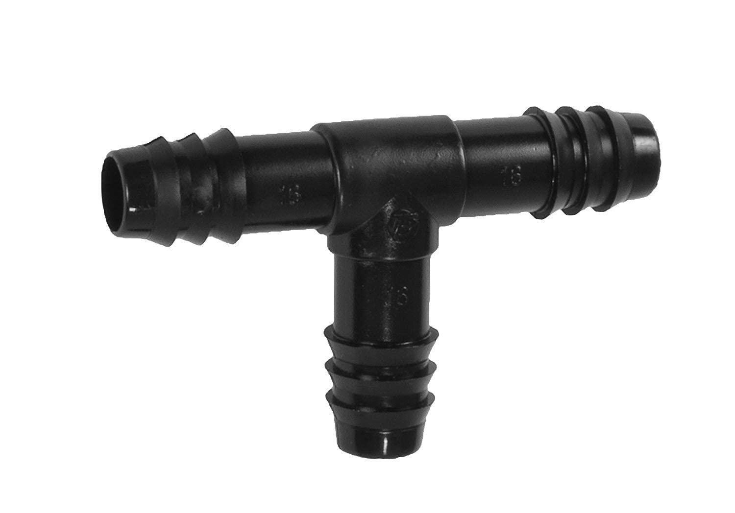 Irrigation Fittings Kit for 1/2" Tubing 20 PIECE SET - 5 Tees, 5 Couplings, 5 Elbows, 5 End Cap Figure 8 Plugs - Barbed Connectors (For Rain Bird 16mm .520 ID and Compatible Drip or Sprinkler Systems)