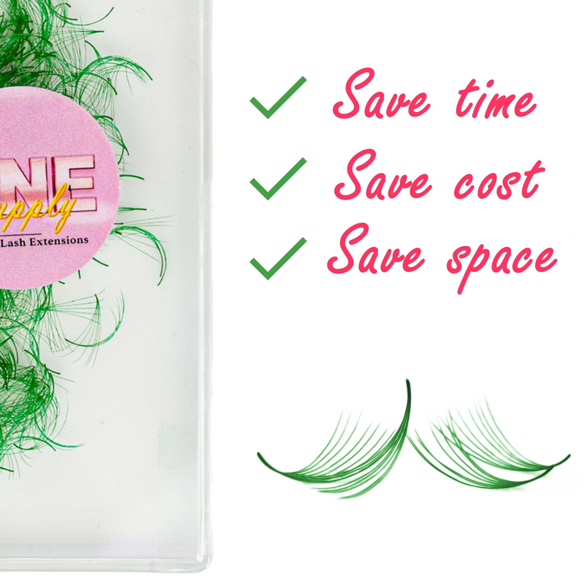 500 pcs Mixed colorful lash extensions | premade volume lash extensions | premade mega volume fans | colored lash extension | russian volume eyelash extensions. 6D and 8D