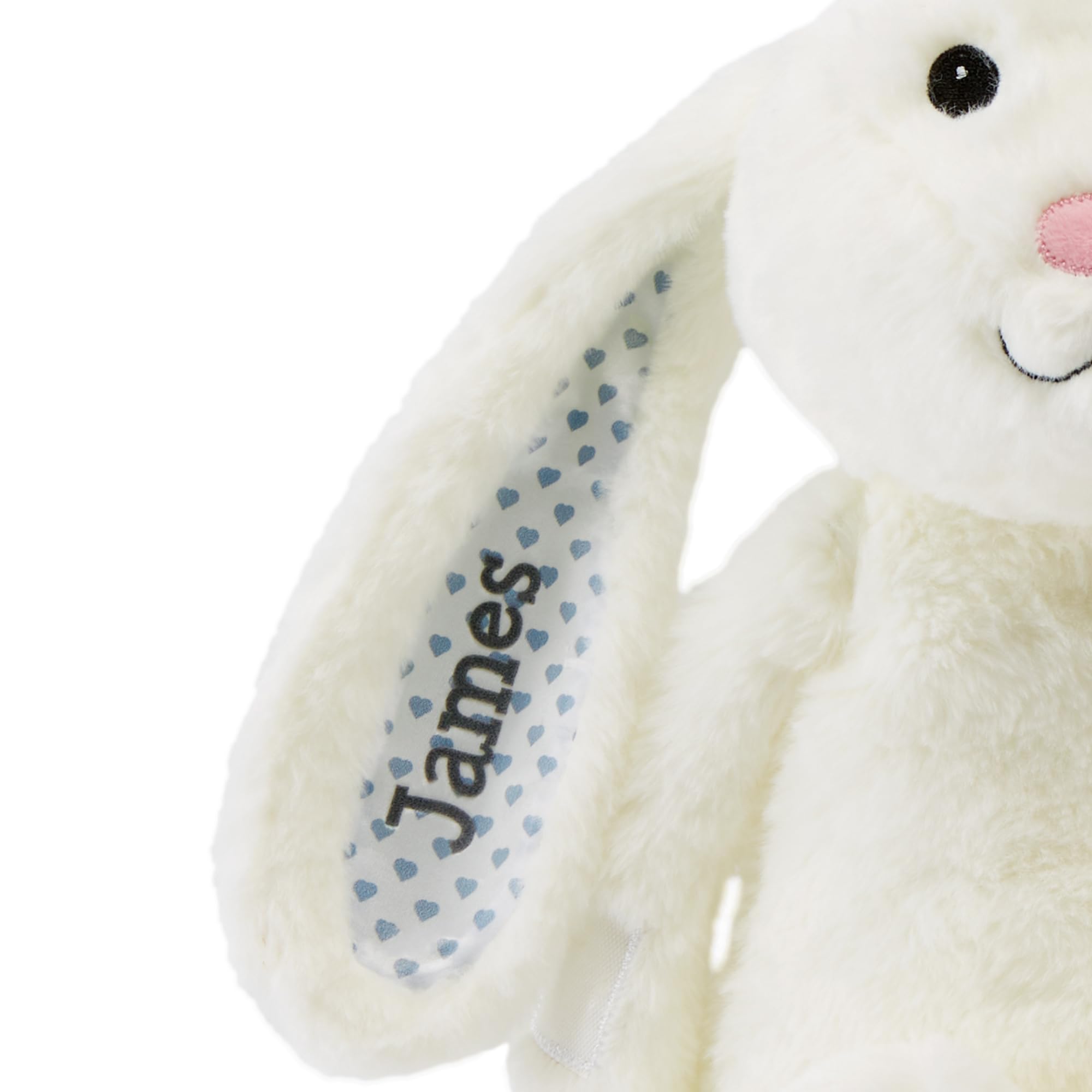 Let's Make Memories Personalized Hugging Plush Bunnies - for Birthday - Easter Bunny - Bunny Stuffed Animal for Kids - for Boy - for Girl
