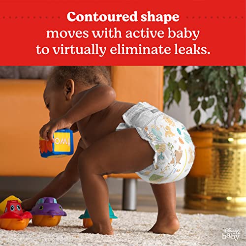 Huggies Little Movers Baby Diapers, Size 4 (22-37 lbs), 22 Ct