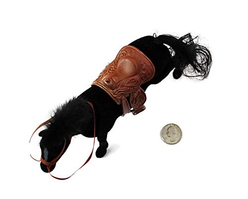 Batty Bargains Regal Bobblehead Horse with Auto Dashboard Adhesive (Black)