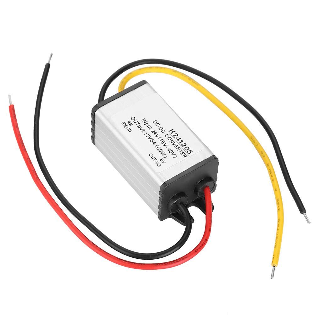 Maxmartt Buck Converter Voltage Regulator, 24V to 12V High Efficiency Step Down Power Supply 5A DC Buck Converter Step-Down Volt Module for Robots, LED Lights, Photovoltaic Panels etc