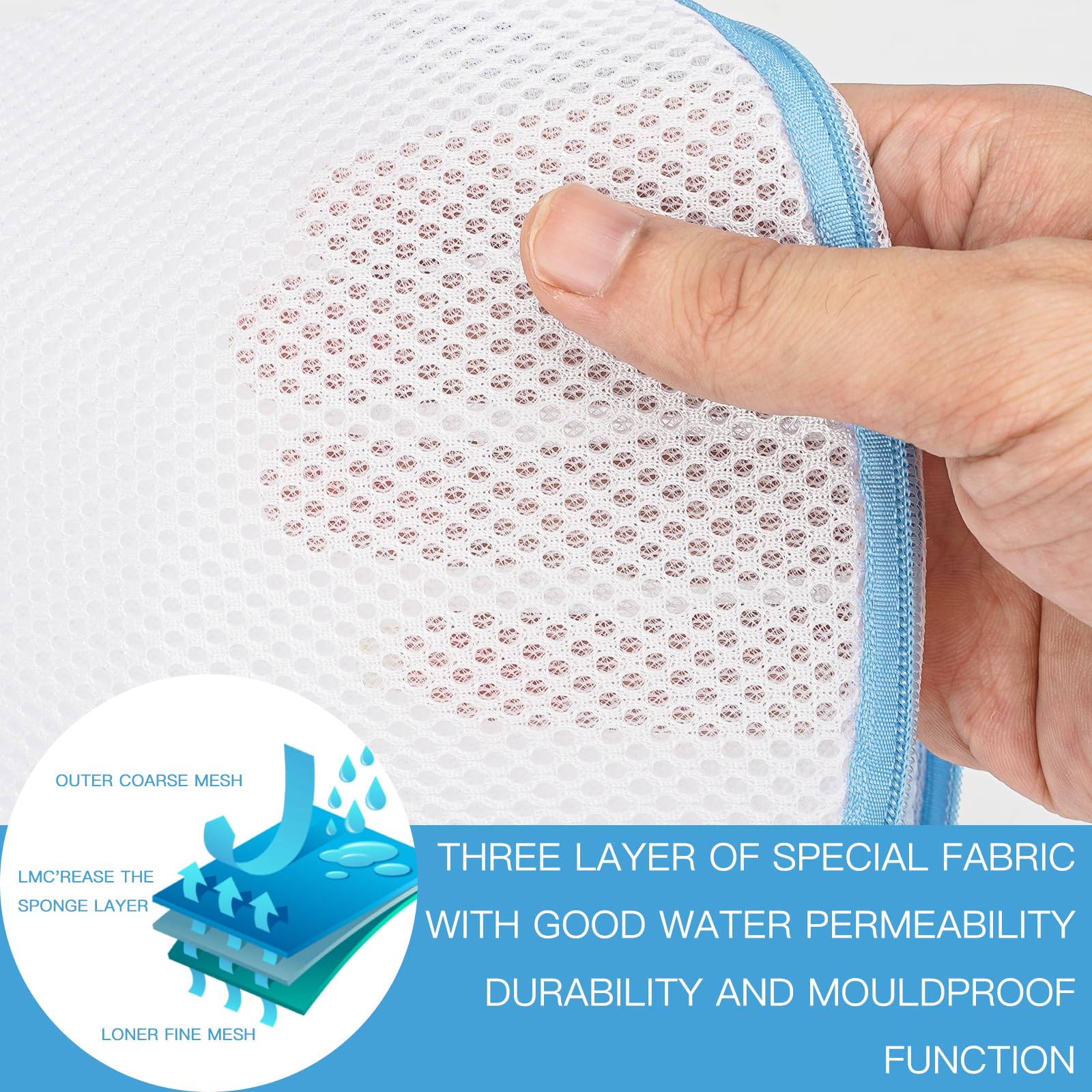Bra Washing Bags for Laundry, 5 Pcs Bra Laundry Bags for Washing Machine and 5 Pcs Honeycomb Mesh Laundry Bags, Lingerie Bags for Washing Delicates, Bra Washer Protector for Laundry