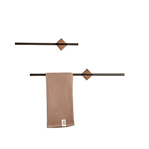 STARMS 40/50/58cm Wall Mount Storage Rack Towel Rack Towel Hanger Bath Towel Holder Wall Hanging Bathroom Kitchen Rack (Color : C 580MM)