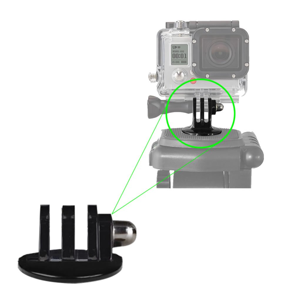 50" Inch Camera Tripod, 72" Inch Monopod with Quick Release, 12" Inch Flexible Tripod with Wrapable Disc Legs, Tripod Mount for All GoPro HERO Cameras & an eCostConnection Microfiber Cloth