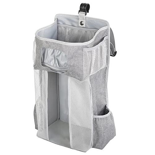 Hanging Diaper Organizer | Diaper Holder for Crib Car Nursery Organizer | Hanging Nursery Diaper Stacker Organizers for Cribs, Baby Essentials