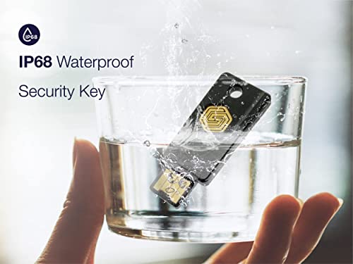 GoTrust Idem Key – A, IP68 Waterproof, Multi-Protocol Two-Factor Authentication Security Key, USB-A/NFC, FIDO2 L2 Certified - Safeguard Your Online Accounts