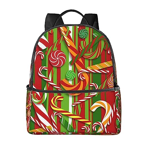 BAFAFA Merry Christmas Printed Travel Backpack Business Work Bag Computer Bag Outdoor Sports Rucksack