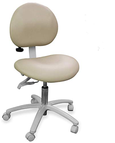 Dentists Unite 502-26 Ergo Dental Doctor Operator Stool, Lumbar Support, Cloud Grey