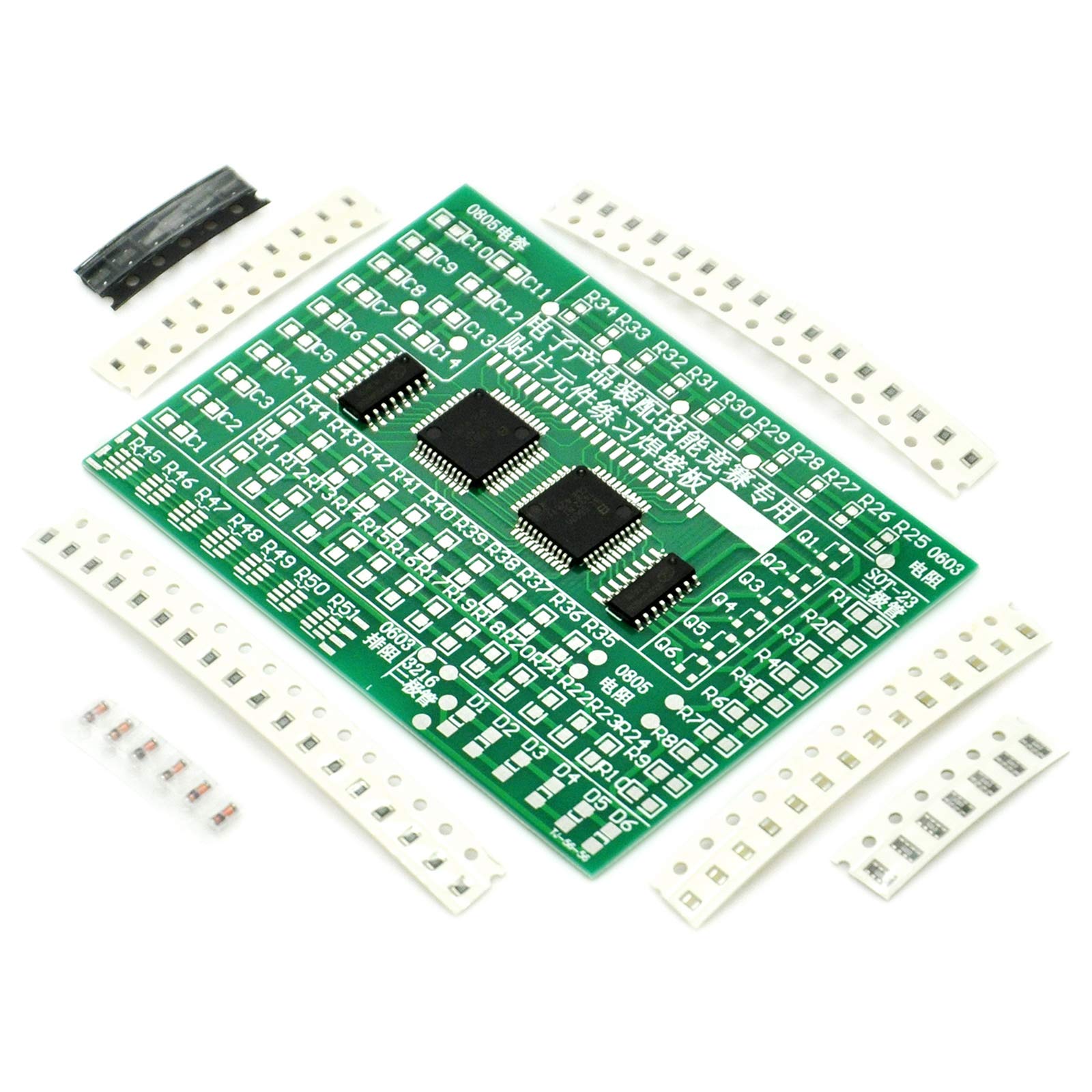 Gikfun DIY SMD/SMT Components Practice Board Soldering Skill Training Kit AE1173