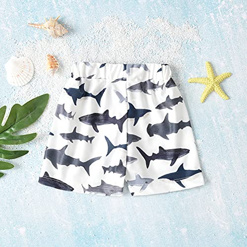 Baby Swim Trunks, Toddler Infant Swimsuit Shark Bathing Suit Beach Swimming Shorts (Shark, 0-6 Months)