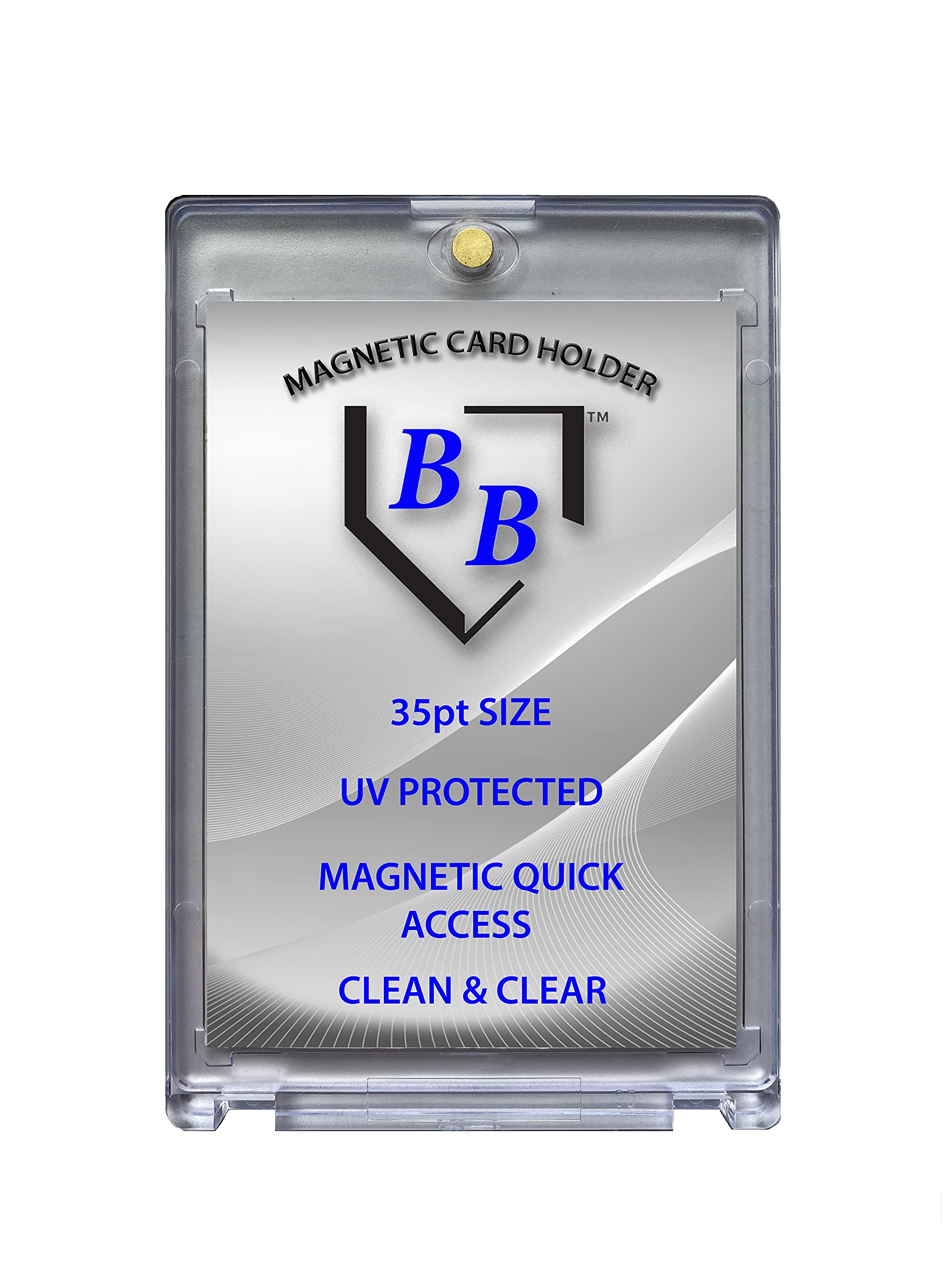 BB-Bands 35pt Magnetic Close Trading Card Case | Quick Access | Perfect Protection Holder With UV Protection And Clear Viewing for Sports or Magic Cards (1)