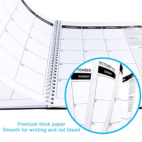 Office Planner July 2023 - June 2025 Monthly Calendar Planner - 9×11 Inch Time Management Personal Planner Hard PVC Cover with Spiral Bound
